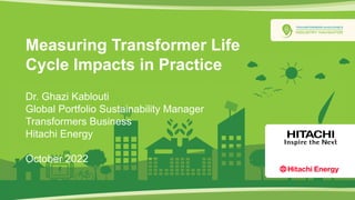 Measuring Life Cycle Impact of Transformers in Practice by Ghazi Kablouti.pdf