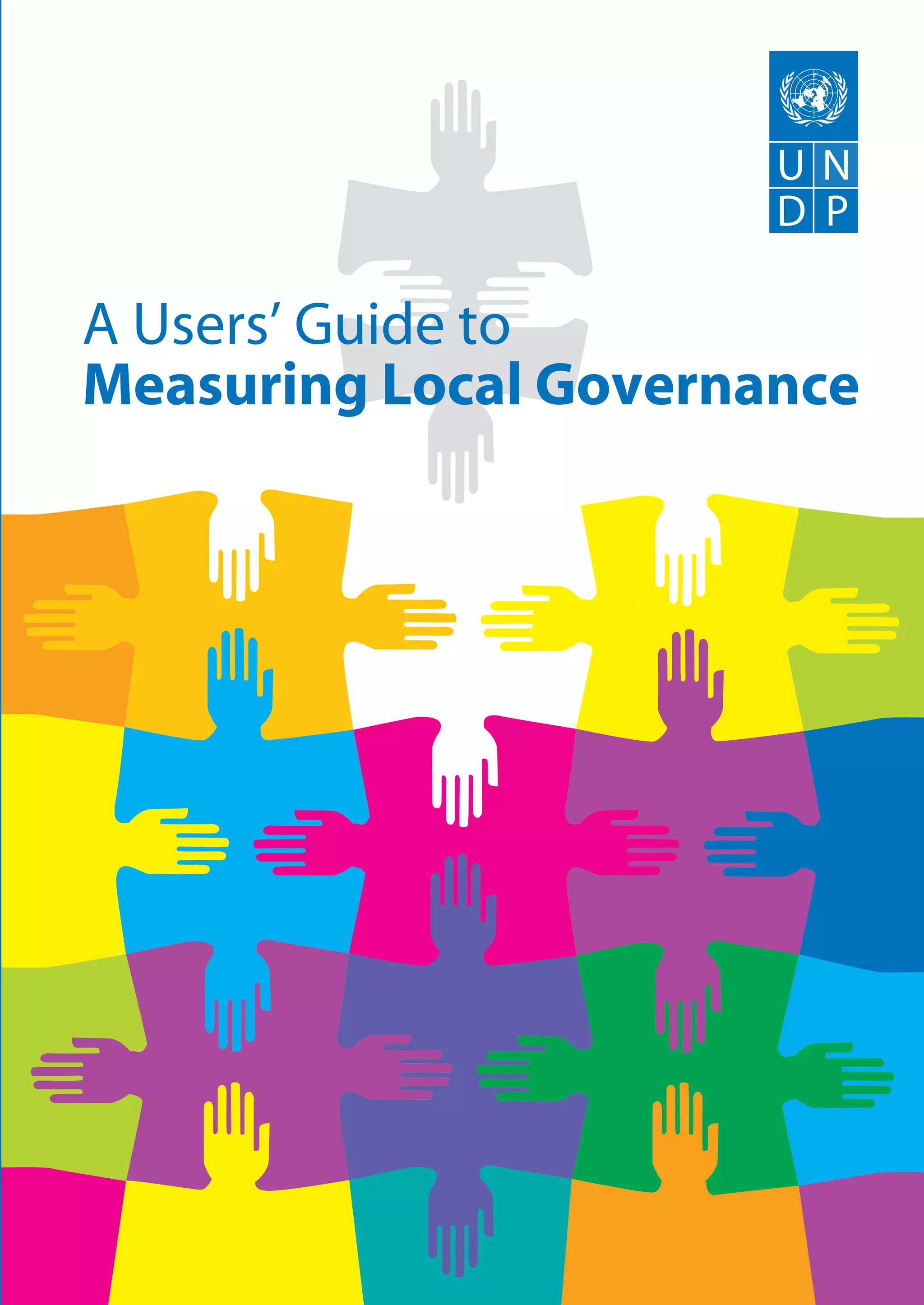 A Users' Guide to Measuring Local Governance, english | PDF | Civic ...