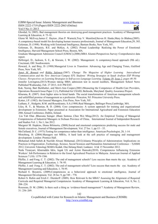 Measuring managerial competencies in management program | PDF