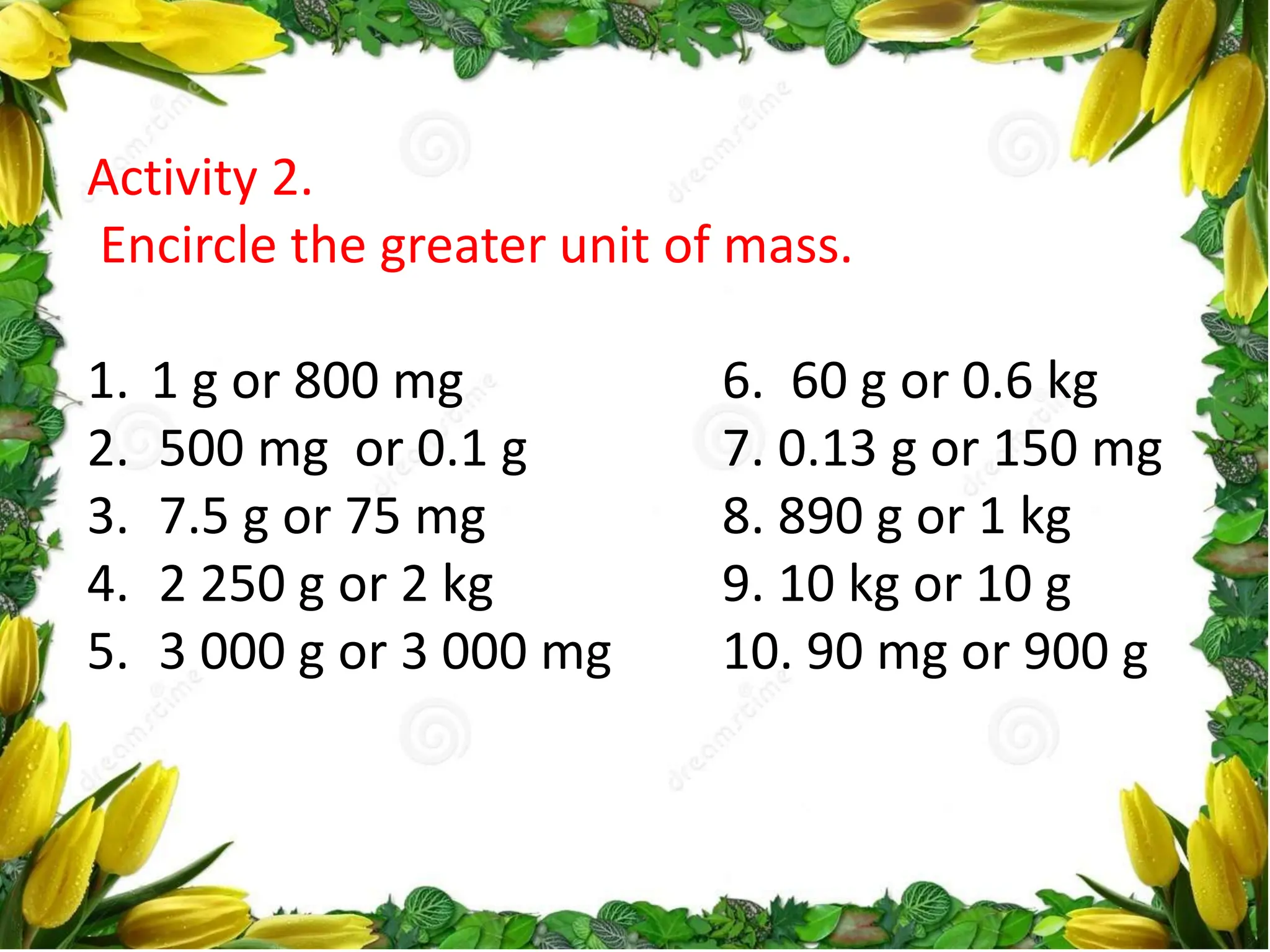 Mass / Weight Measure for Gr3 4QT.pptptx | PPTX