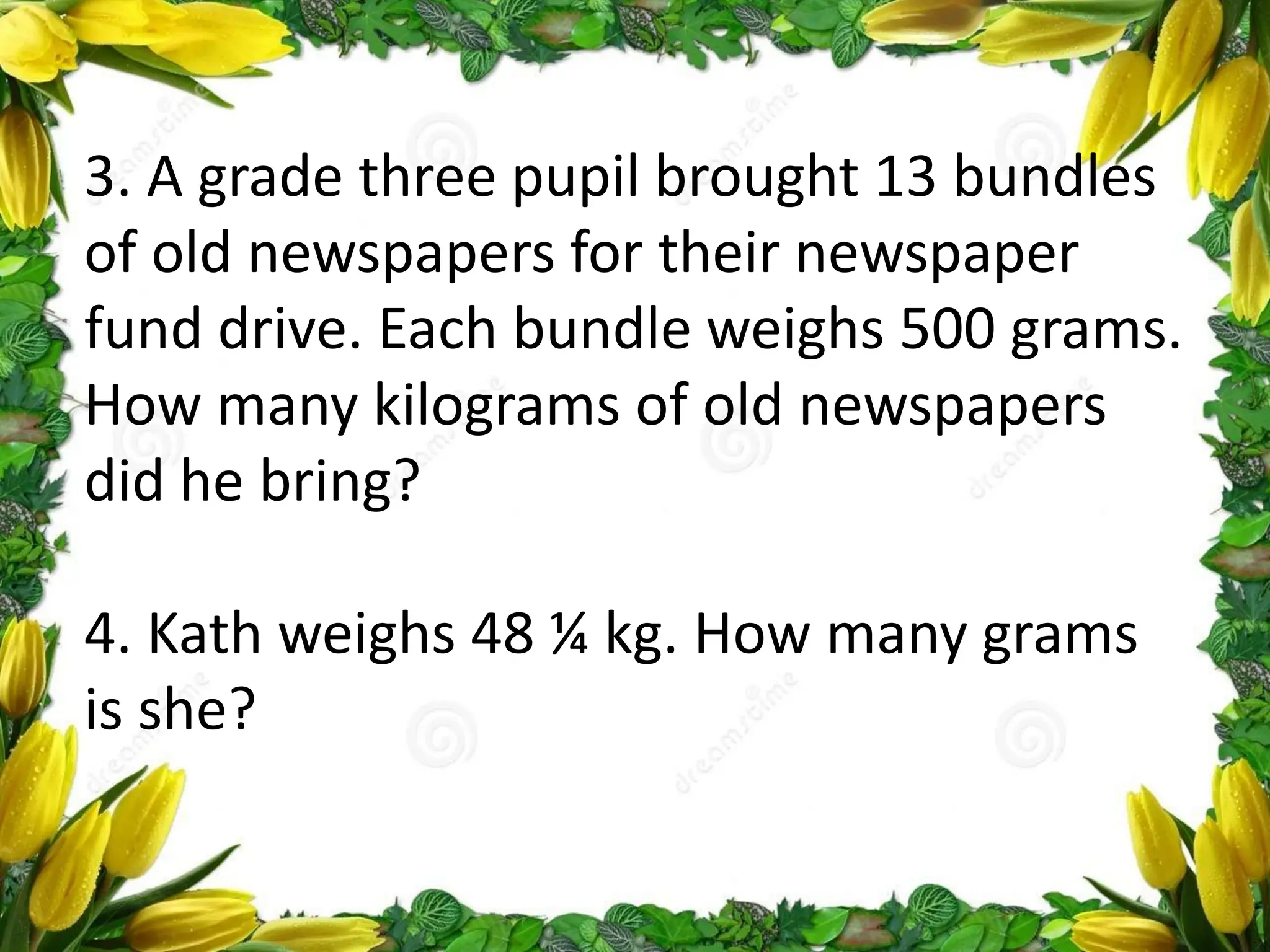 Mass / Weight Measure for Gr3 4QT.pptptx | PPTX