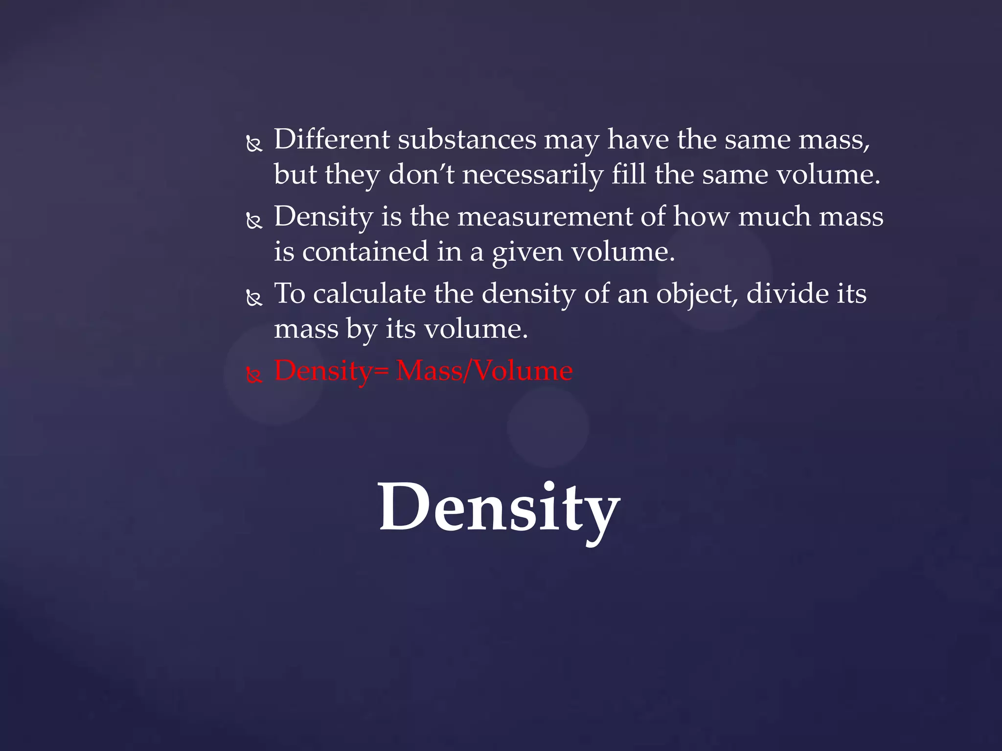 Measuring matter powerpoint | PPTX