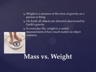 Measuring matter powerpoint | PPTX