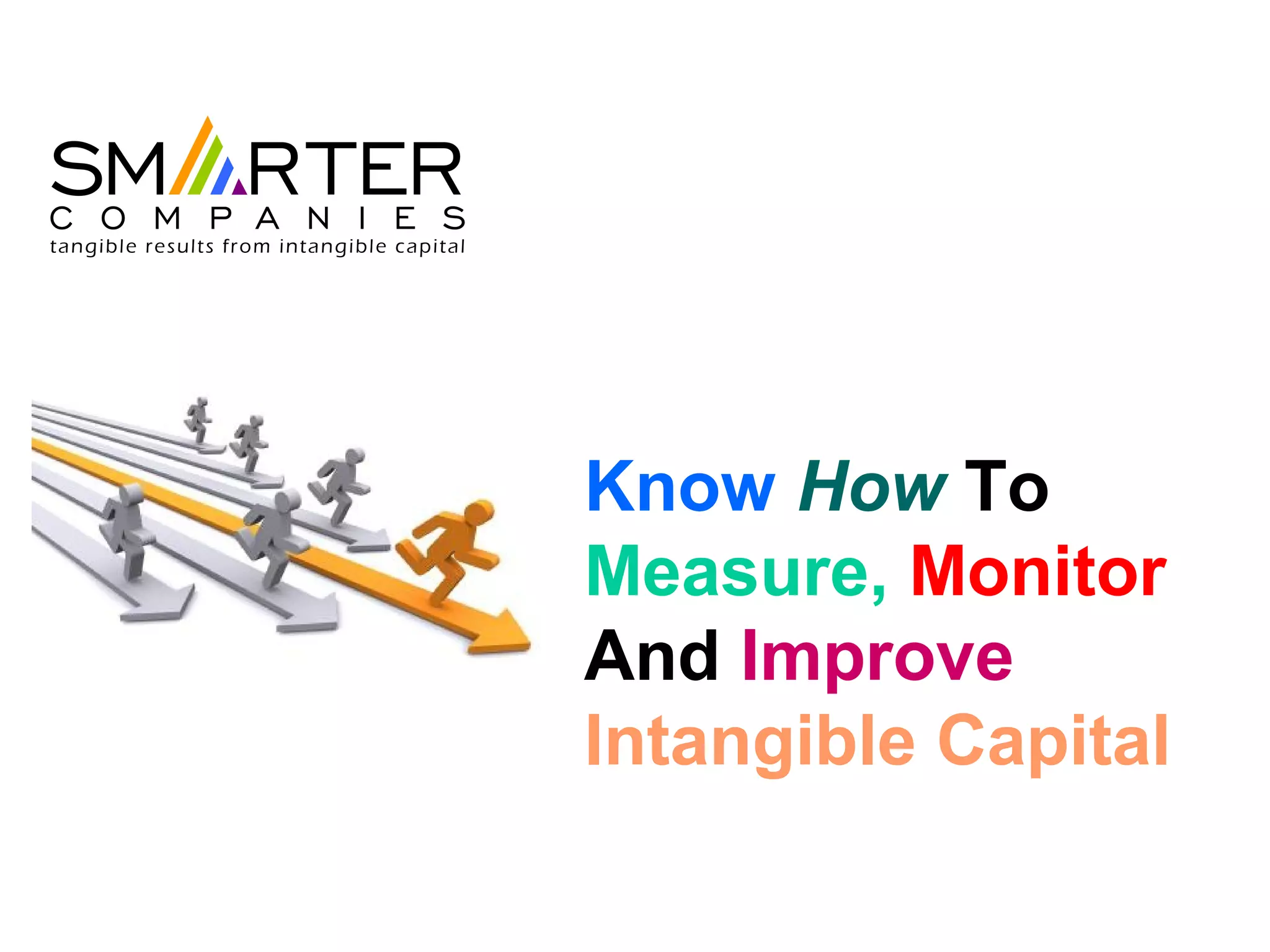 Measure, Monitor & Improve Intangible Capital | PPT