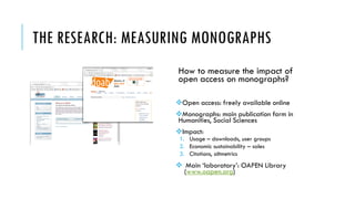 Measuring monographs | PDF