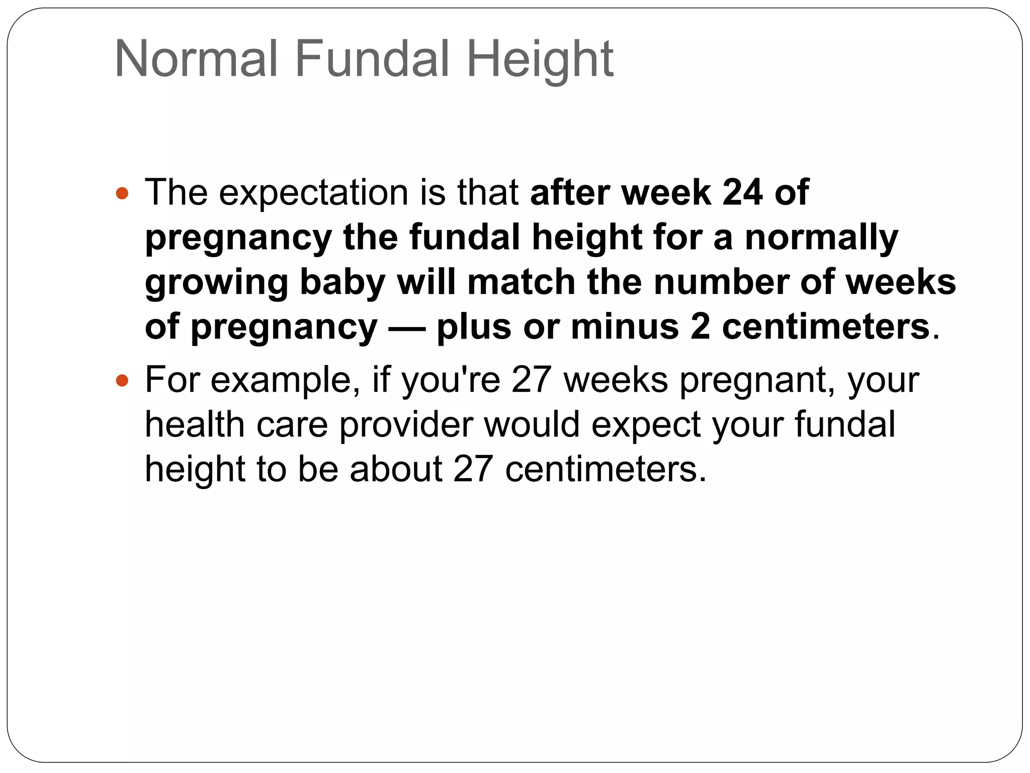Measuring Of Fundal Height pptx Measuring Of Fundal Height pptx