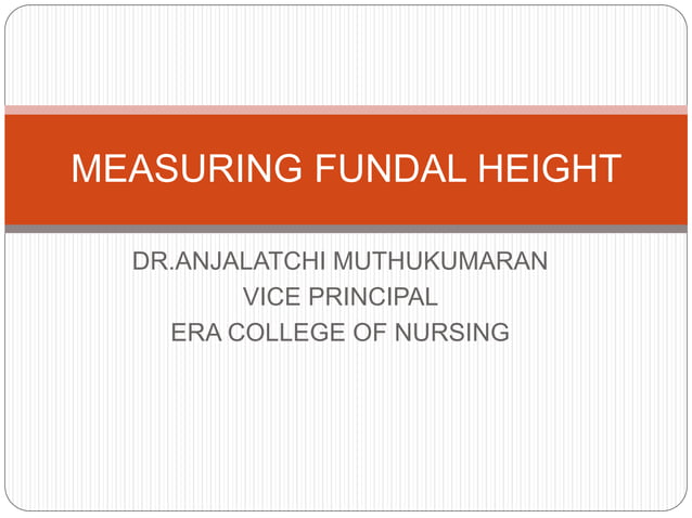 measuring of fundal height.pptx | Pregnancy | Reproductive Health