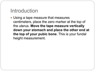 measuring of fundal height.pptx