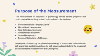 Measuring of Happiness Psychology for Effective Living .pptx