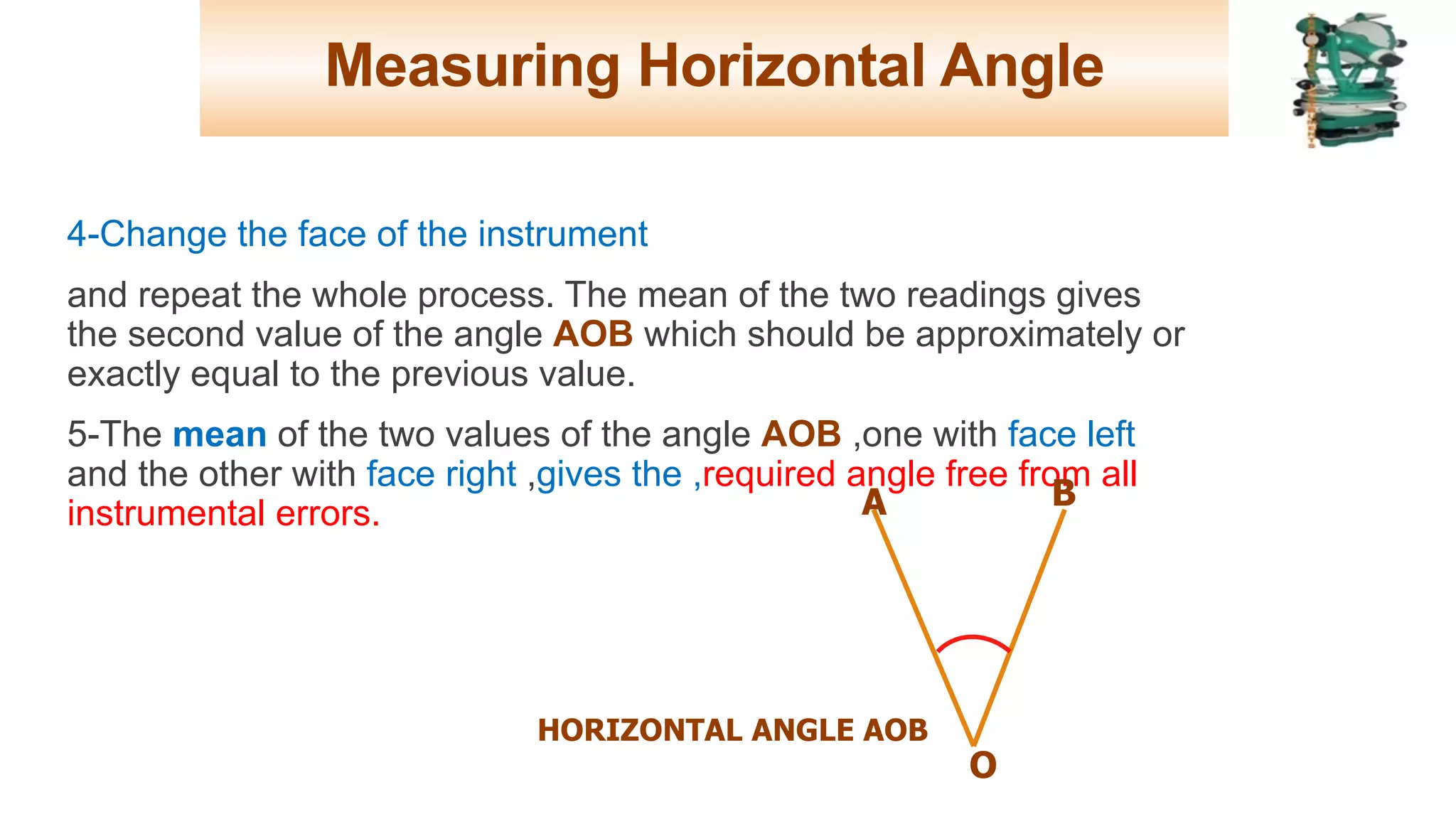 Measuring of Horizontal angle Practical Part | PDF