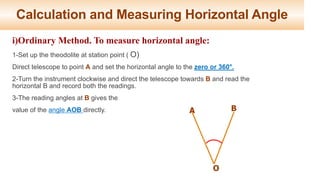 Measuring of Horizontal angle Practical Part | PDF