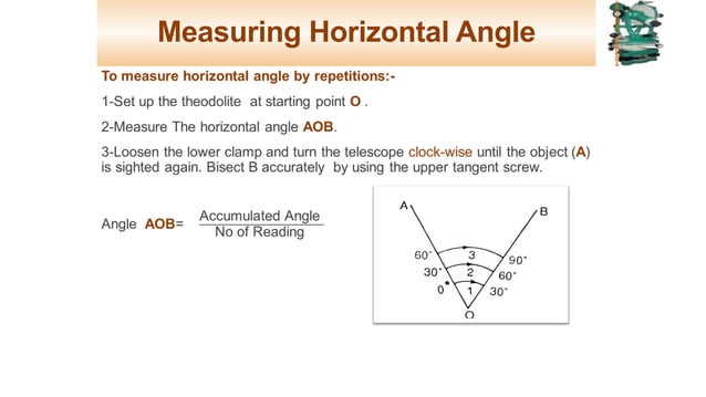 Measuring of Horizontal angle Practical Part | PDF | Geology | Science