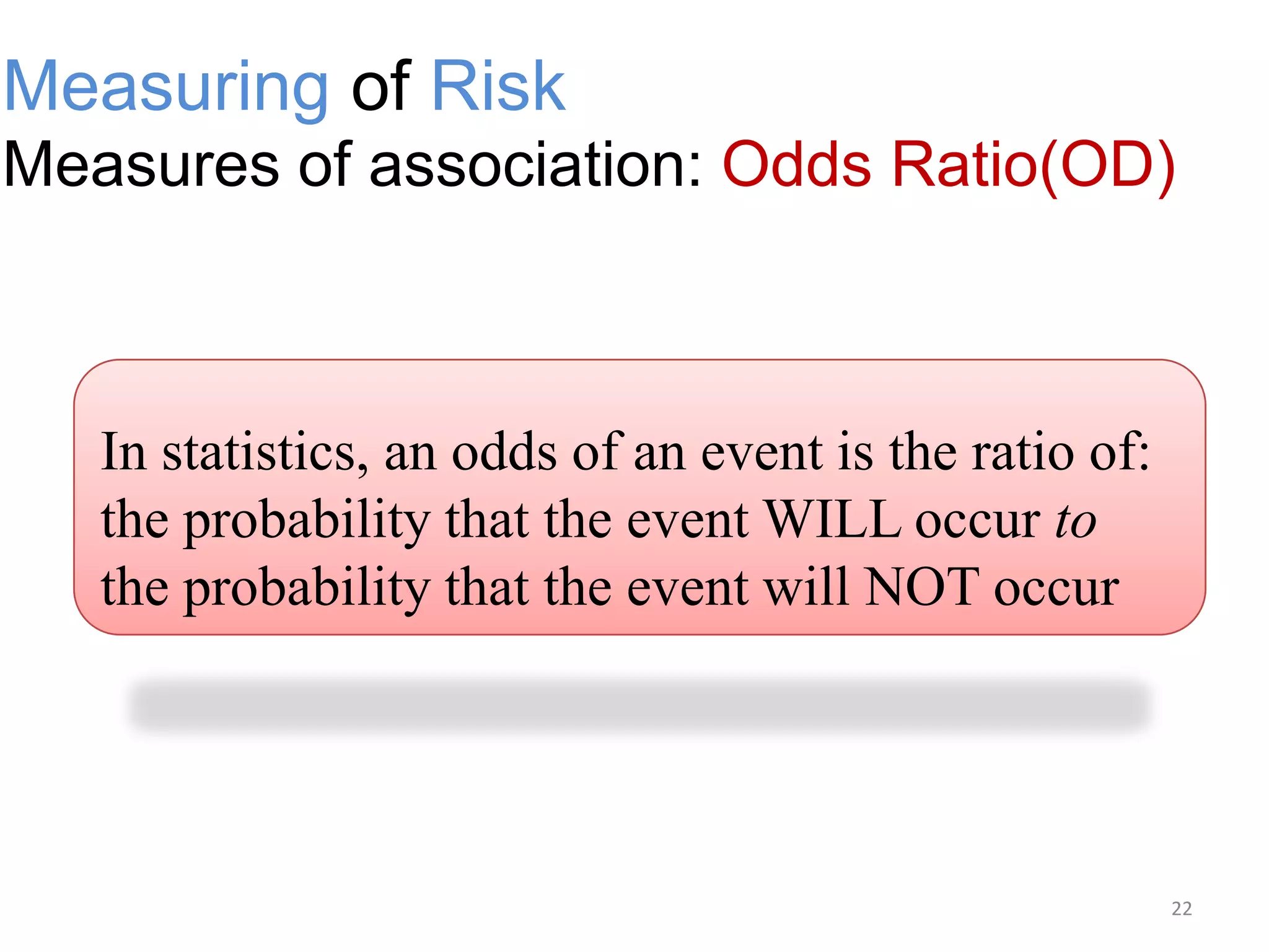 Measuring of risk | PPTX