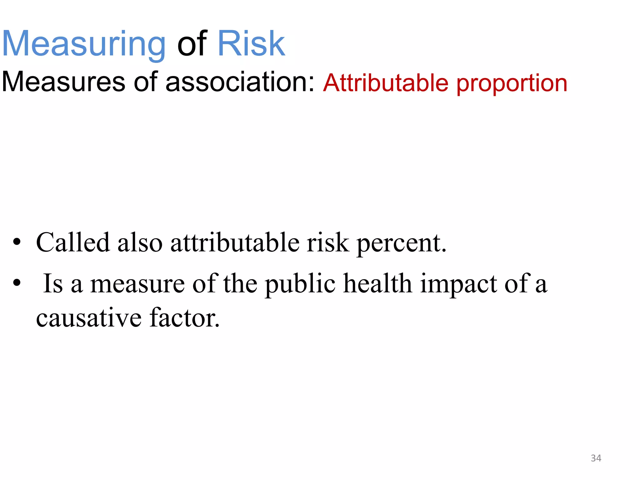 Measuring of risk | PPTX