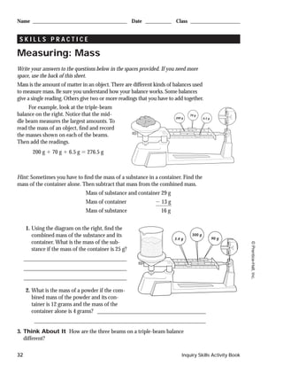 Measuring packet | PDF