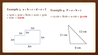 Measuring perimeter, circumference and area | PPTX