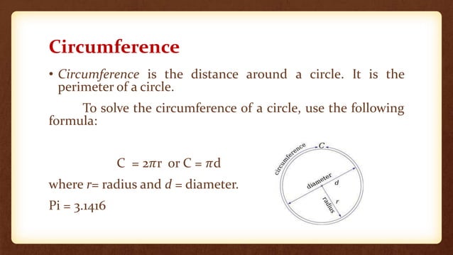 Measuring perimeter, circumference and area | PPTX | Physics | Science