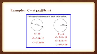 Measuring perimeter, circumference and area | PPTX