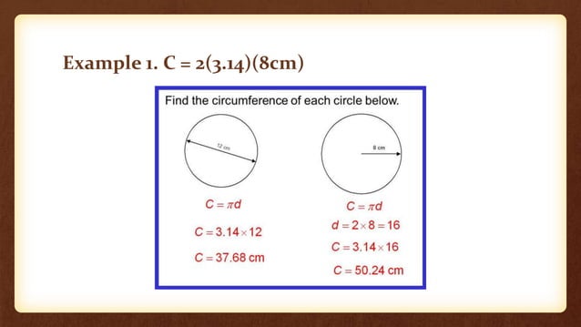 Measuring perimeter, circumference and area | PPTX | Physics | Science