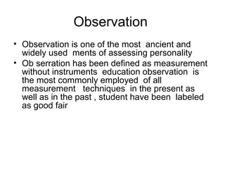 Measuring personality | PPT