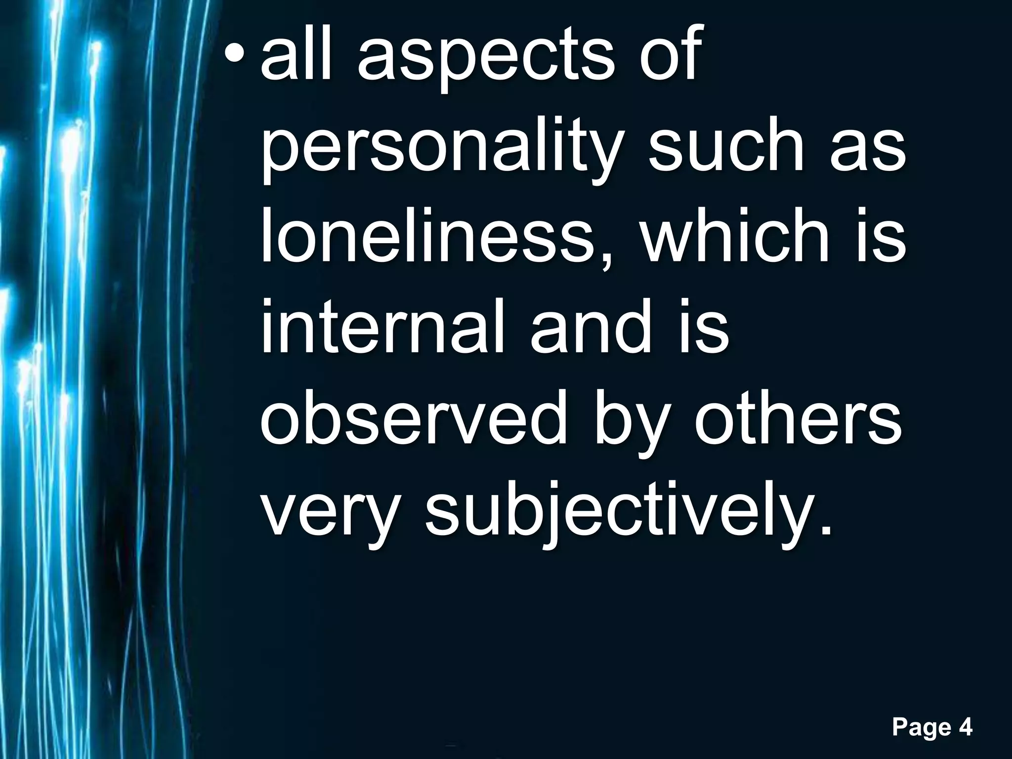 Measuring personality | PPT