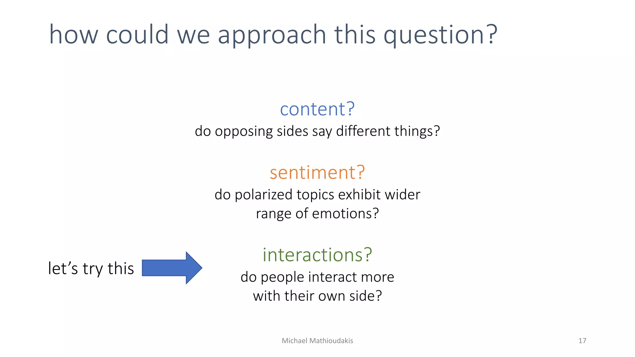 Measuring Polarization On Social Media Ppt