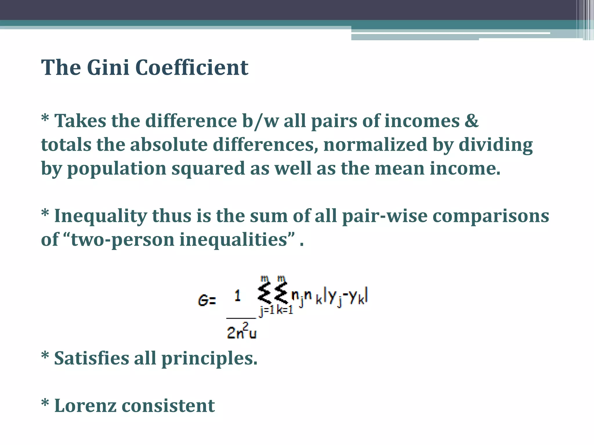 Measuring poverty and inequality | PPTX