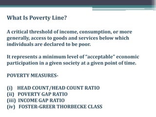 Measuring poverty and inequality | PPTX