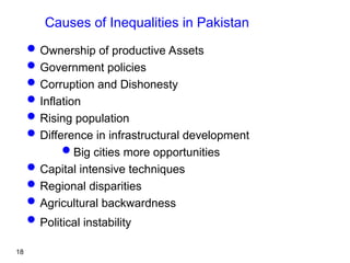 Measuring poverty and inequality in development | PPT