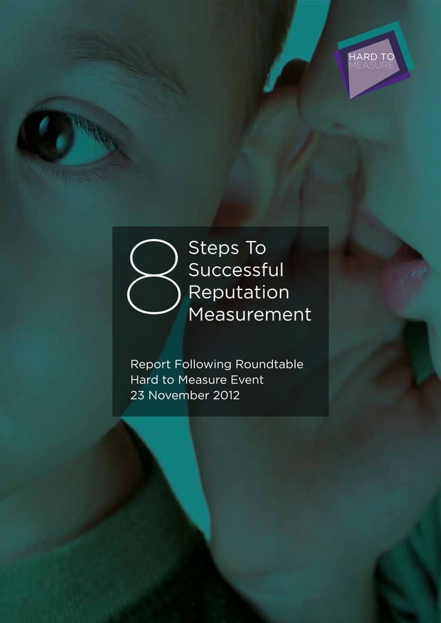 8 Steps to Successful Brand Reputation Measurement | PDF
