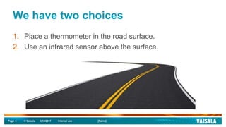 Measuring Road Surface Temperature | PPTX