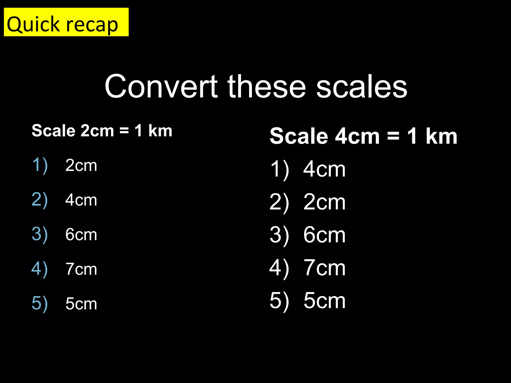 Measuring Scale and Distance | PPT