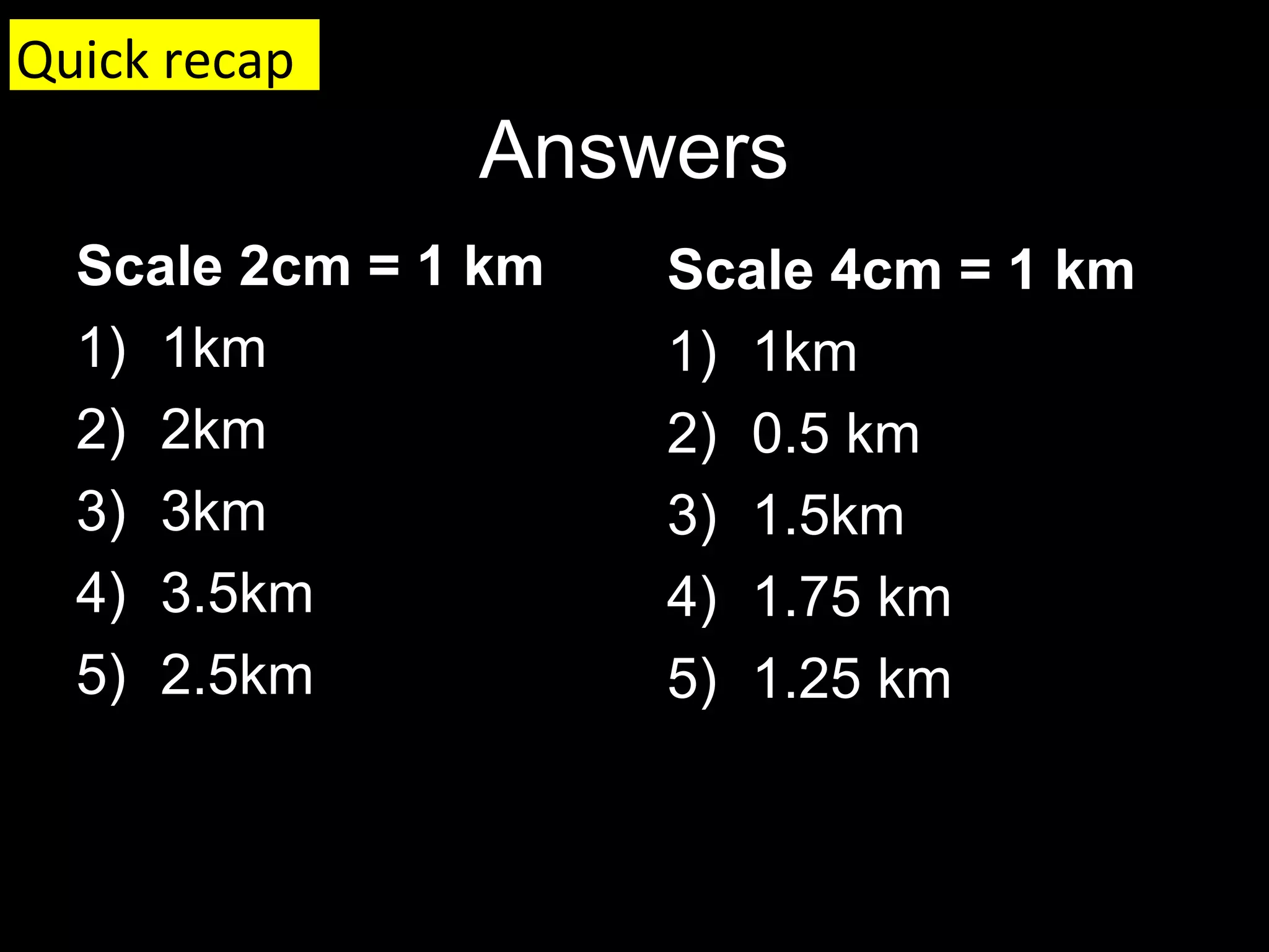 Measuring Scale and Distance | PPT