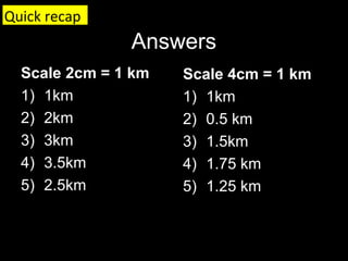 Measuring Scale and Distance | PPT