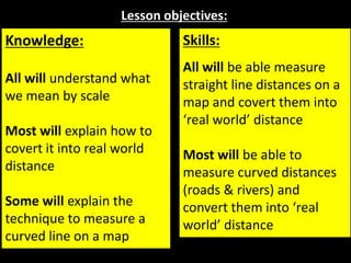 Measuring scale on OS Maps | PPT