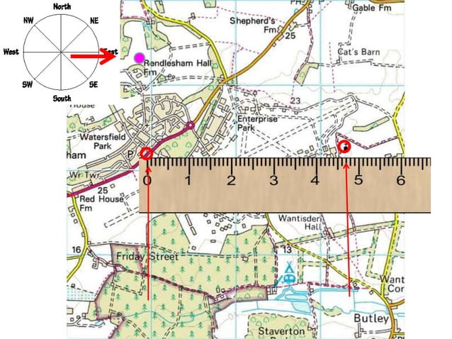 Measuring scale on OS Maps | PPT