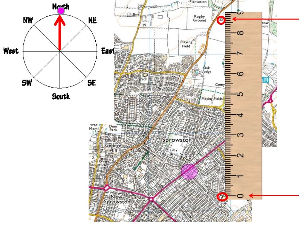 Measuring Scale On OS Maps Measuring Scale On OS Maps