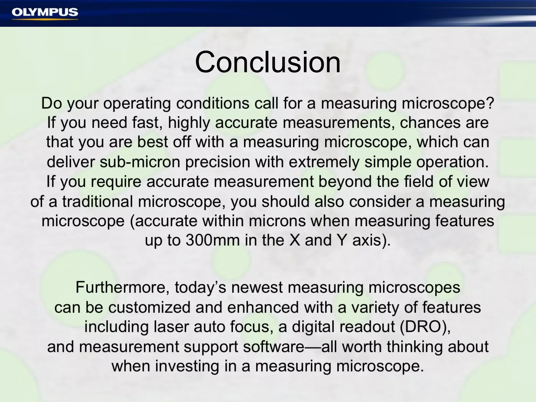 When to Use a Measuring Microscope: And How to Further Enhance its ...