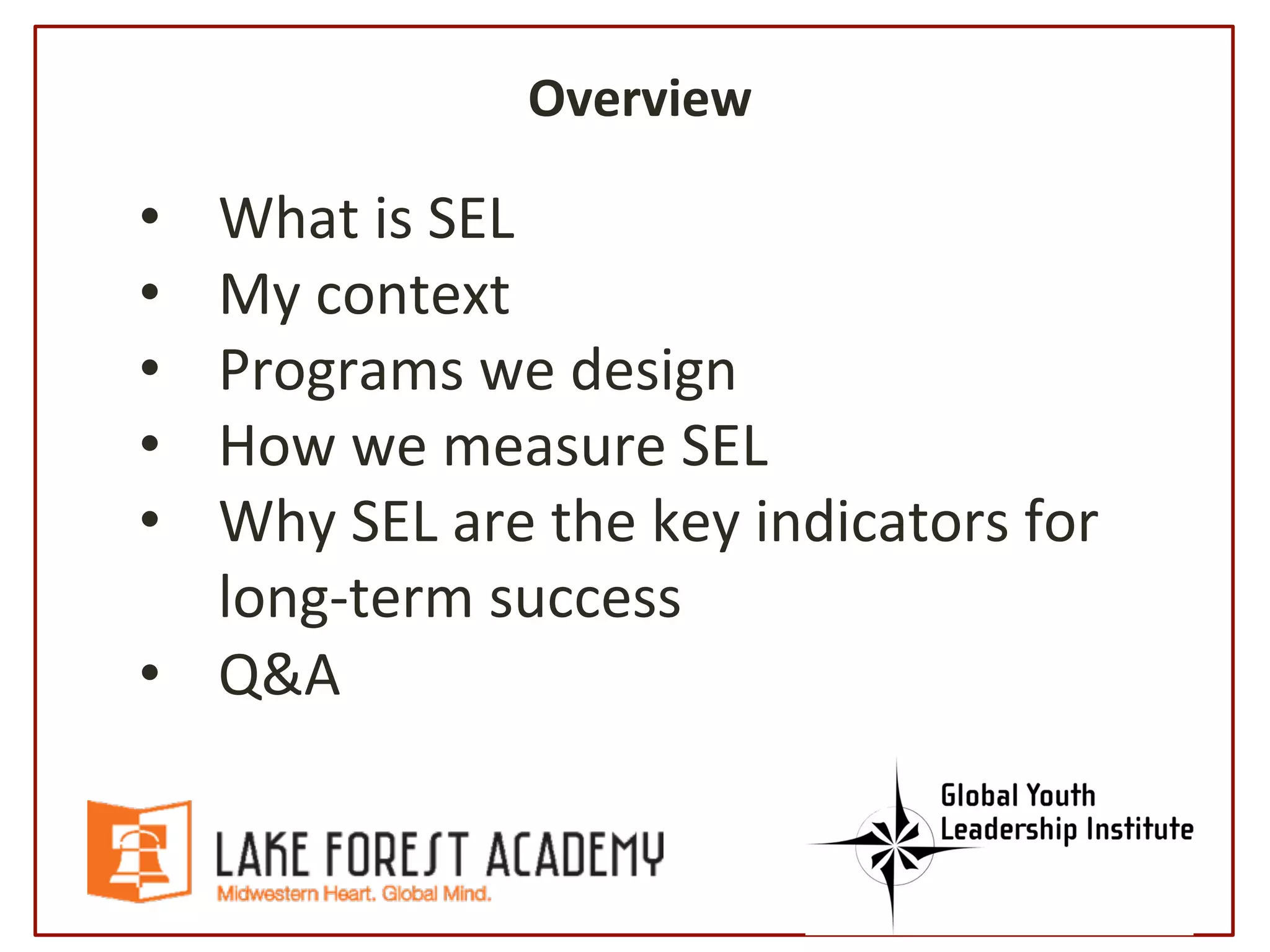 Measuring SEL (Social Emotional Learning) | PDF