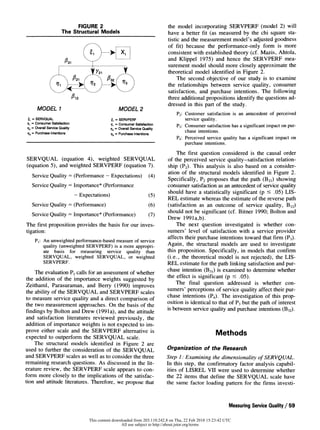 Measuring service quality re examination and xtension | PDF