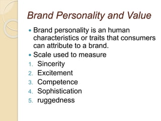 Measuring Sources of Brand Equity -Brand Management | PPTX