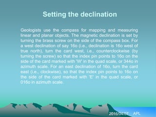 Measuring strike and dip | PPTX