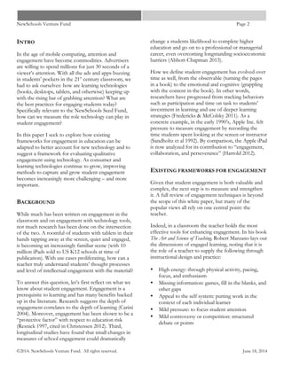 Measuring student engagement with learning technology | PDF