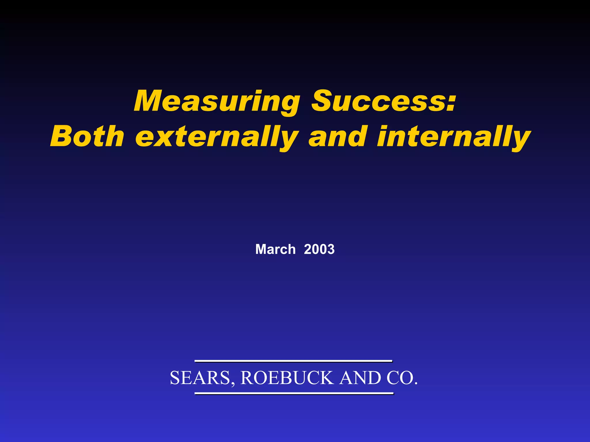 Measuring Communication Success | PPT