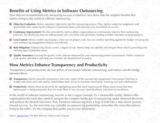Measuring Success in Software Outsourcing: Unveiling the Metrics that ...