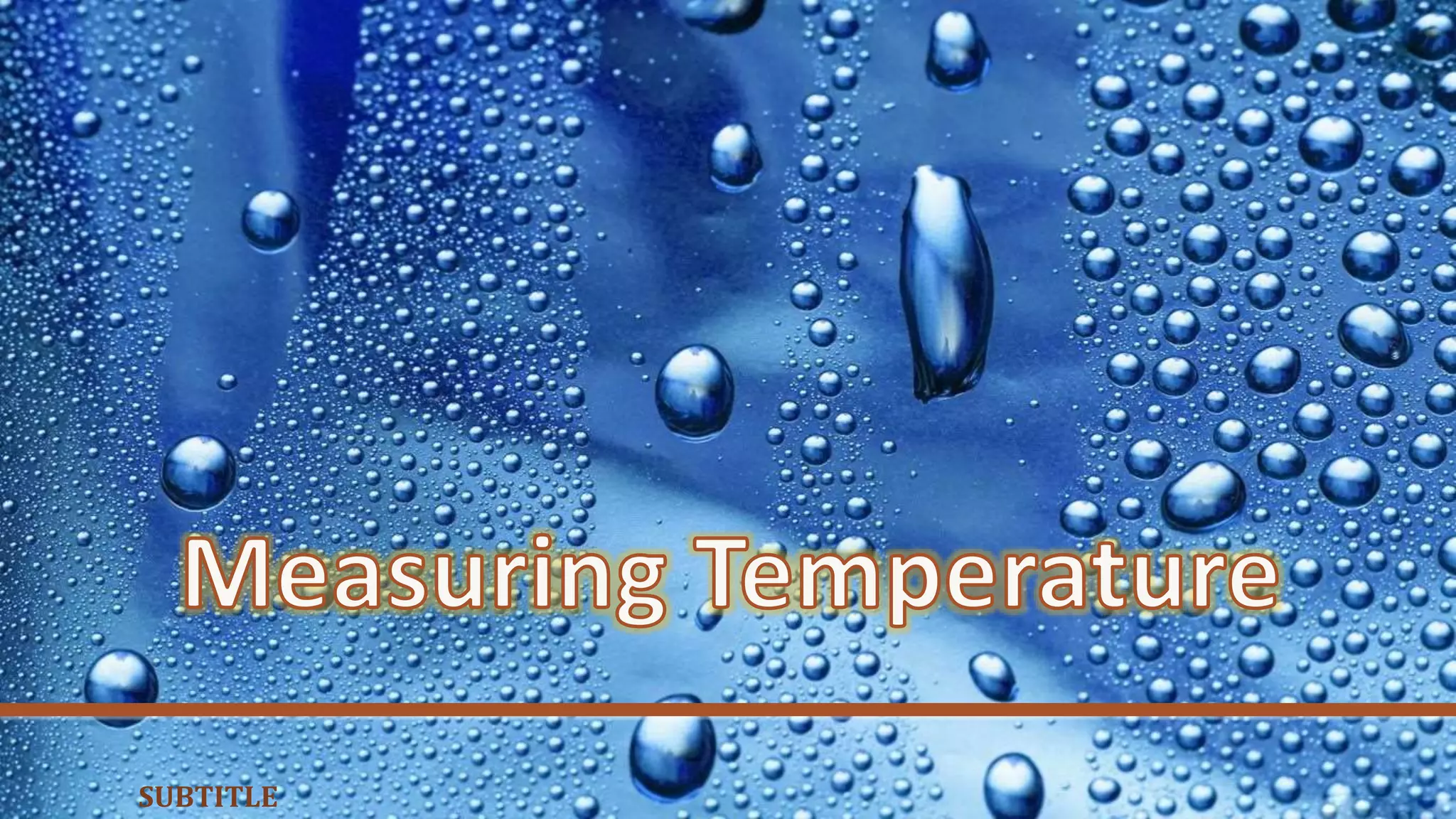 Measuring temperature | PPT