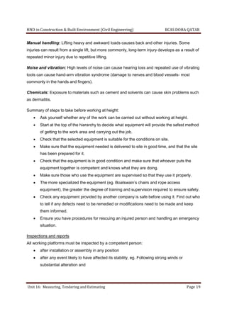 Measuring tendering and estimating for CBE | PDF