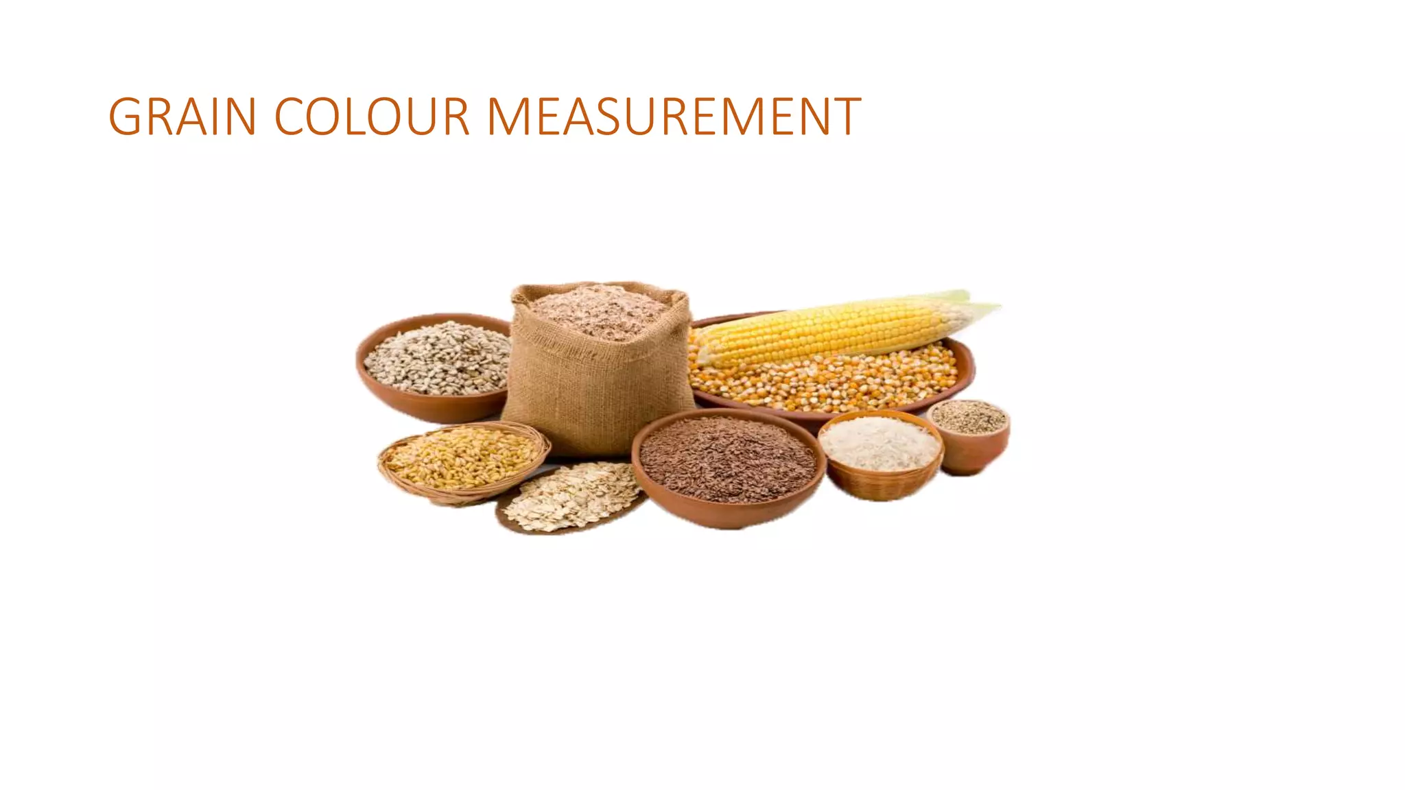 Measuring the colours in food industries | PPTX