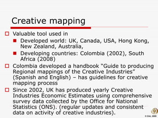 Measuring the creative industry and creative economy | PPT