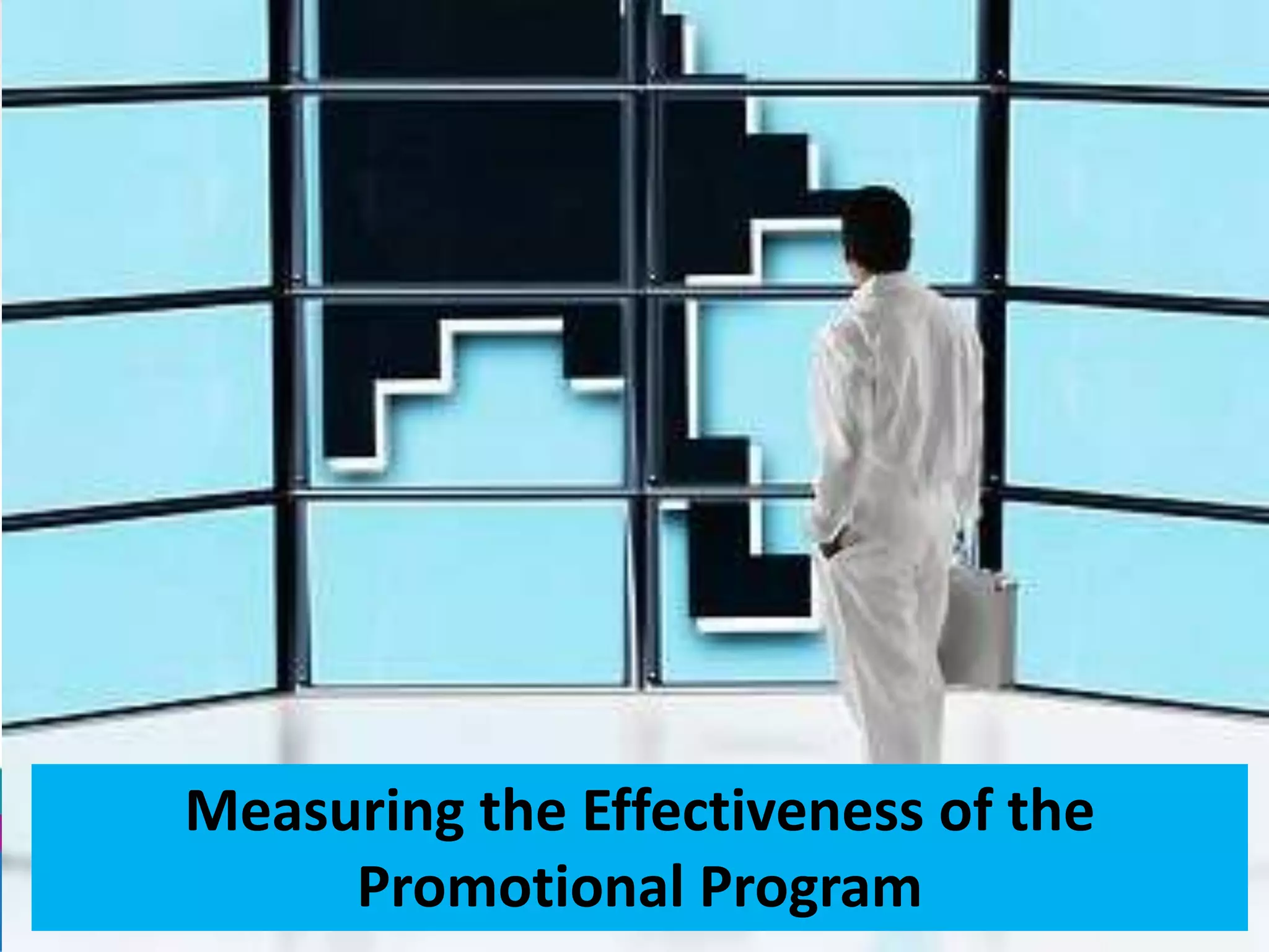 Measuring the effectiveness of the promotional program | PPTX
